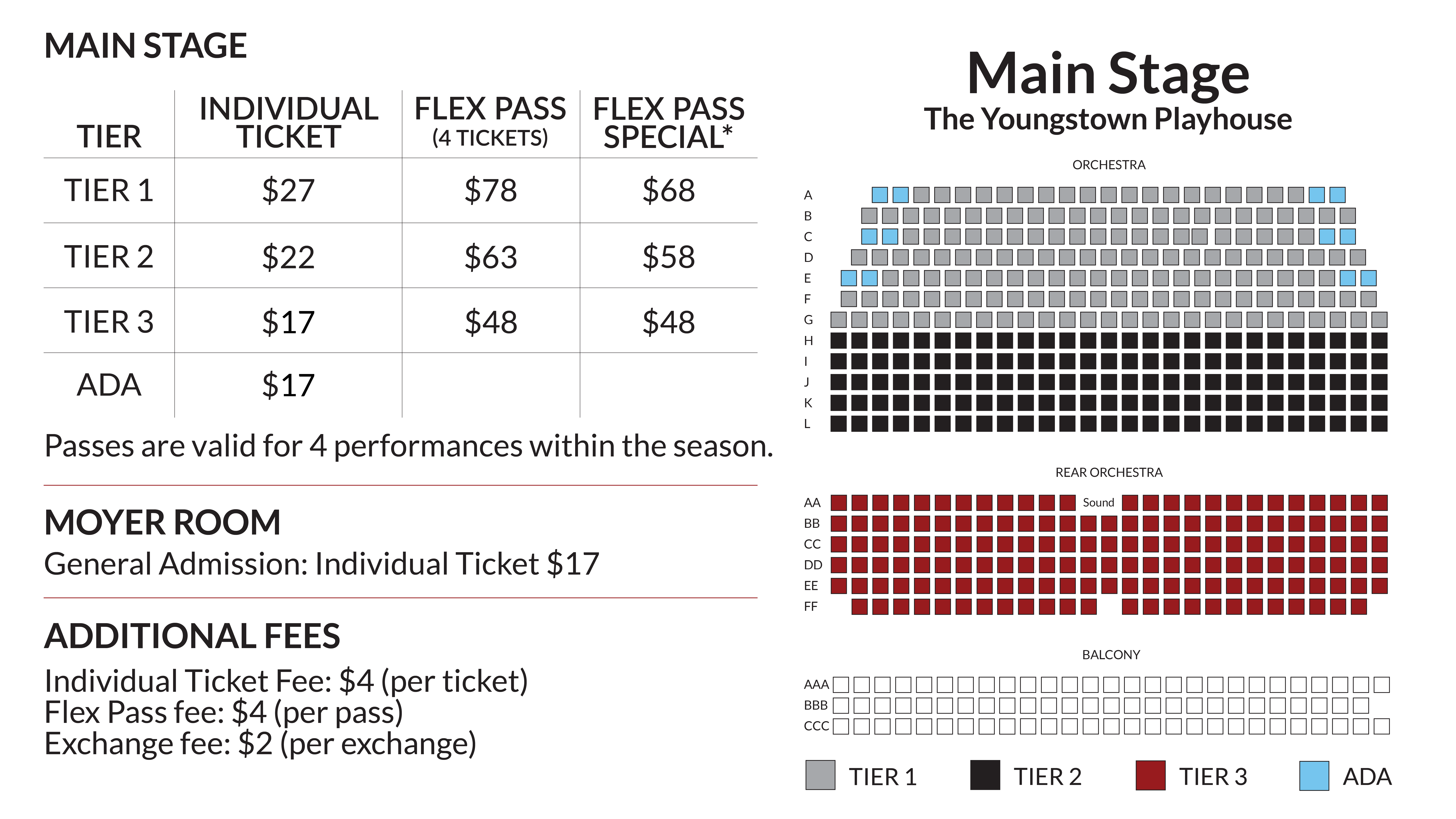 2023/2024 Season Flex Passes – Youngstown Playhouse